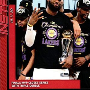 2019-20 Panini Instant #270 LeBron James Lakers Basketball Card - Wins 4th NBA Championship