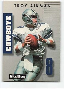 1992 skybox primetime #8 troy aikman nm-mt dallas cowboys football trading card nfl