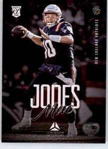 2021 panini chronicles luminance update rookies #205 mac jones rc new england patriots football trading card