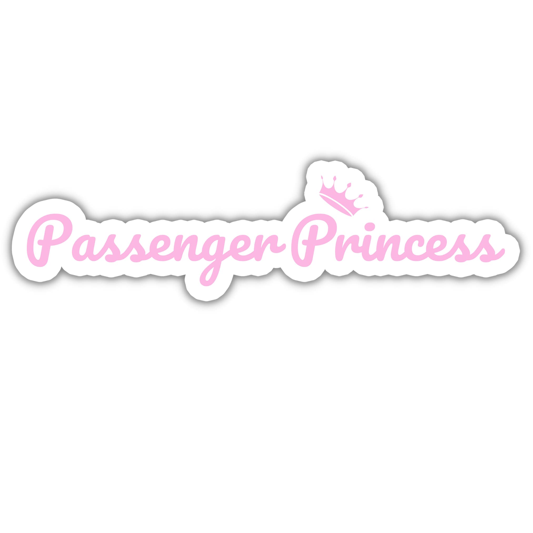 Akira Passenger Princess Sticker, Waterproof Car Decals Vinyl, Funny Car Stickers for Car Window Rear View Mirror Phone Water Bottle, Passenger Princess Car Accessories Gifts for Girlfriend