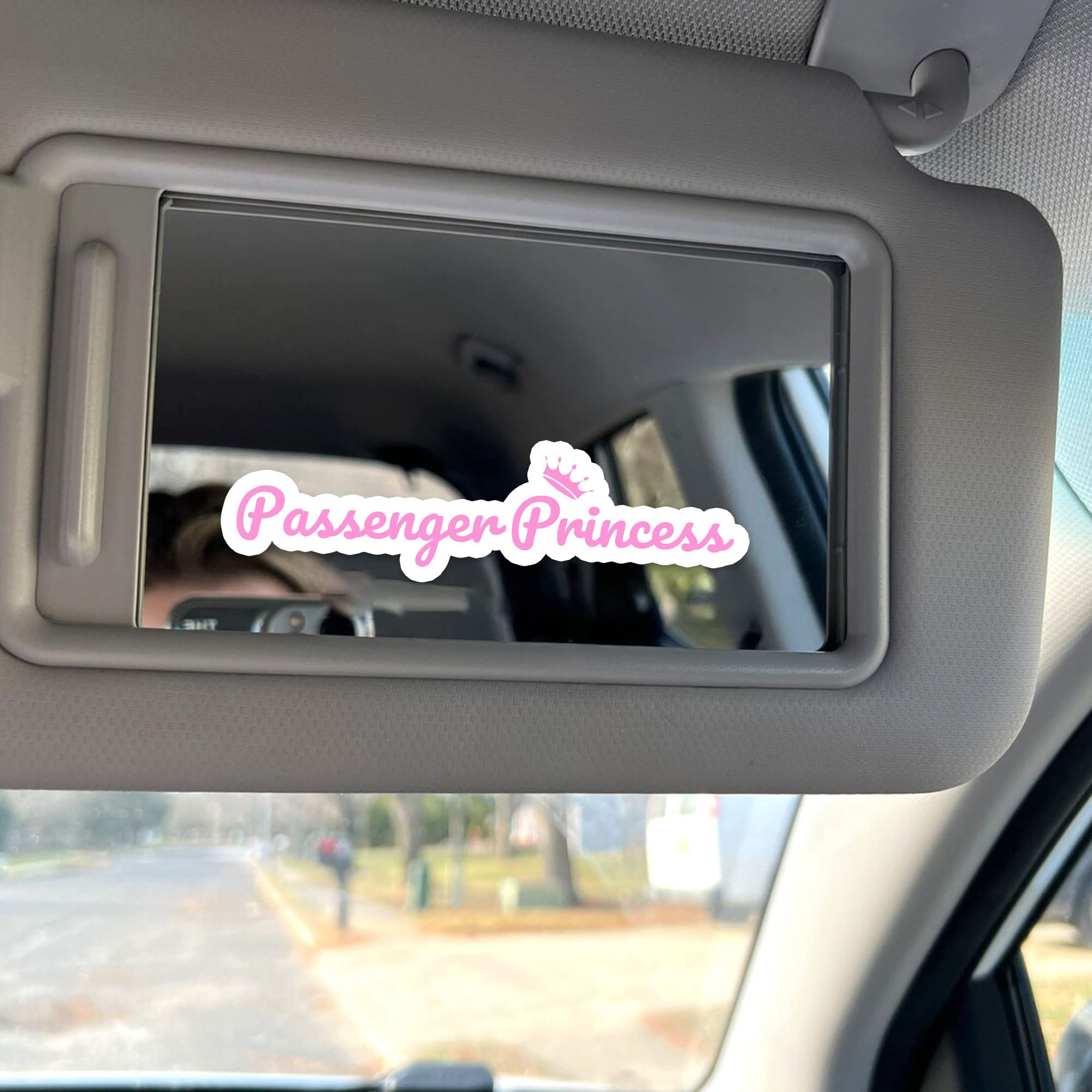 Akira Passenger Princess Sticker, Waterproof Car Decals Vinyl, Funny Car Stickers for Car Window Rear View Mirror Phone Water Bottle, Passenger Princess Car Accessories Gifts for Girlfriend