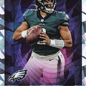 2021 Panini Stickers #328 Jalen Hurts FOIL Philadelphia Eagles NFL Football Mini Sticker Trading Card