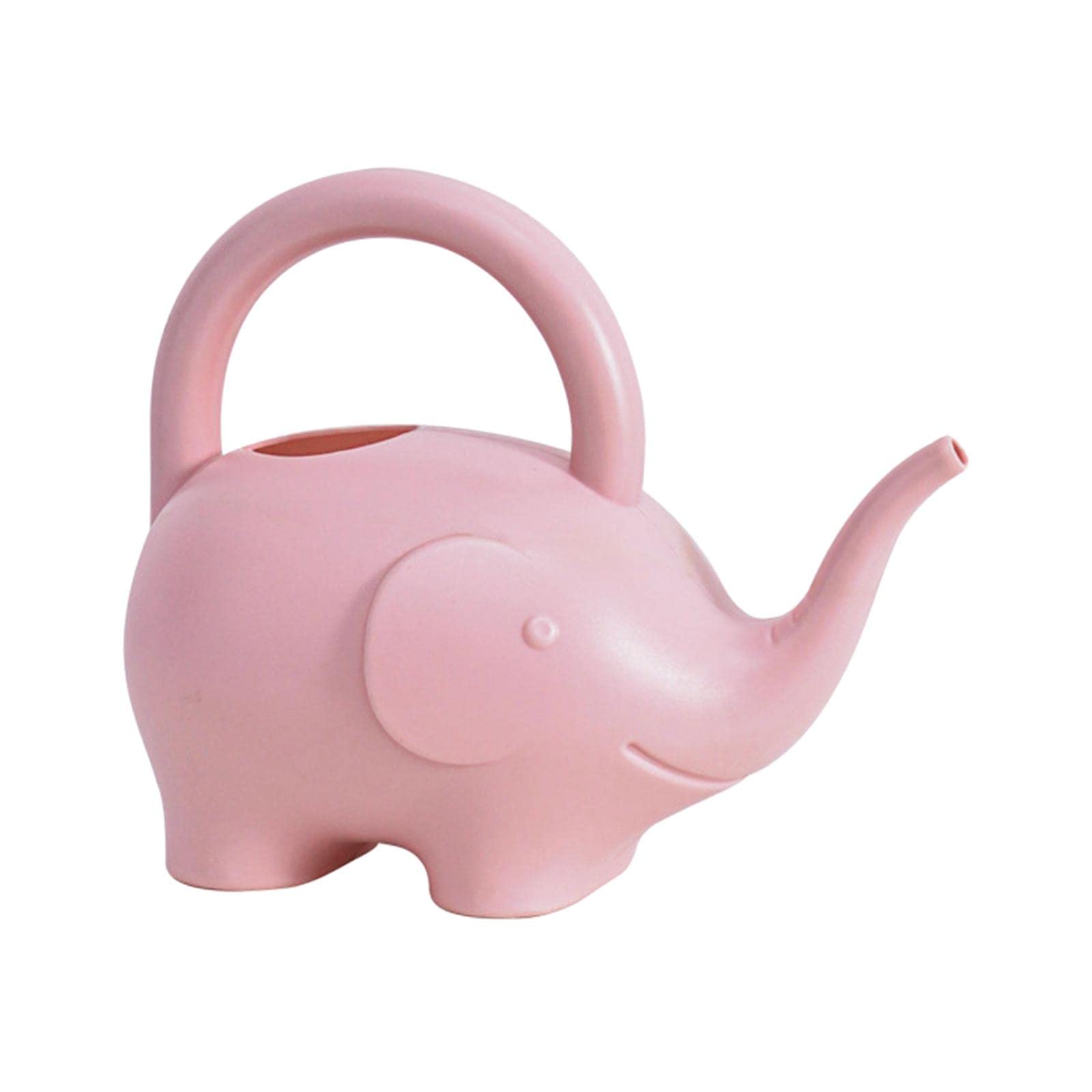 JISADER Cute Watering Can, Modern 1L Long Mouth Animal Shape Watering Tool, Portable Elephant Watering Can for Yard, Decorative and Functional Watering Can, for Home Outdoor Patio Bonsai