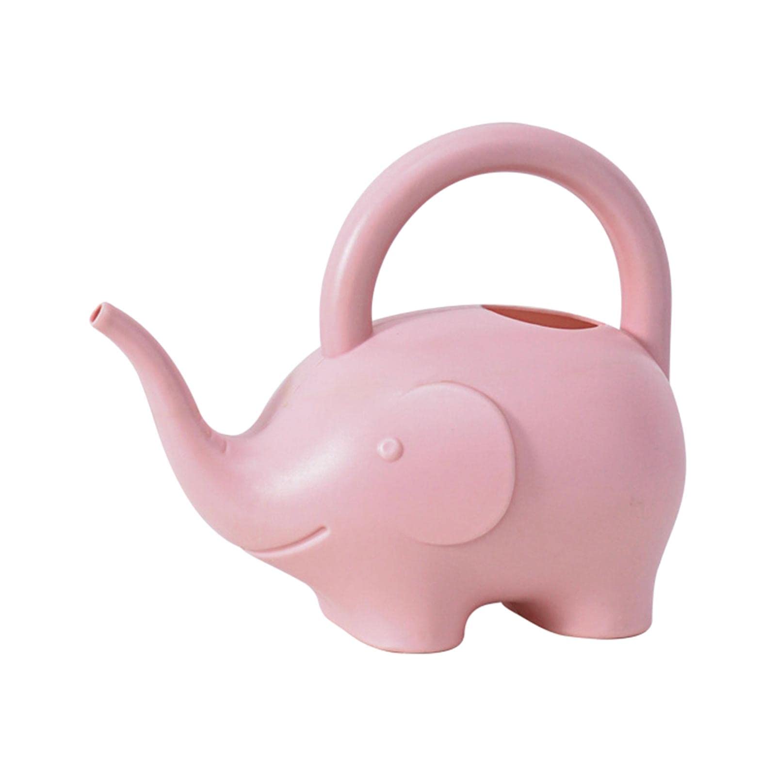 JISADER Cute Watering Can, Modern 1L Long Mouth Animal Shape Watering Tool, Portable Elephant Watering Can for Yard, Decorative and Functional Watering Can, for Home Outdoor Patio Bonsai