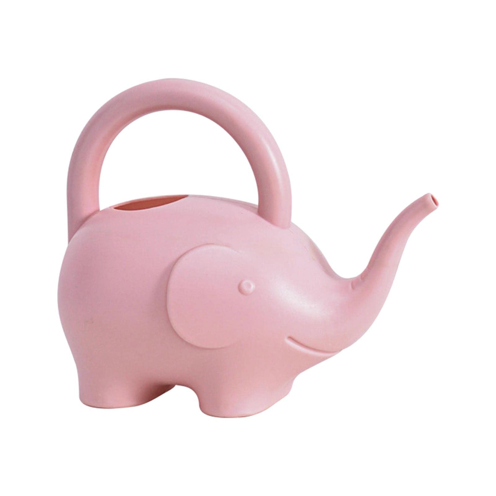 JISADER Cute Watering Can, Modern 1L Long Mouth Animal Shape Watering Tool, Portable Elephant Watering Can for Yard, Decorative and Functional Watering Can, for Home Outdoor Patio Bonsai