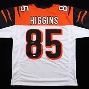 Tee Higgins Cincinnati Bengals Signed Autograph Custom Jersey White JSA Witnessed Certified