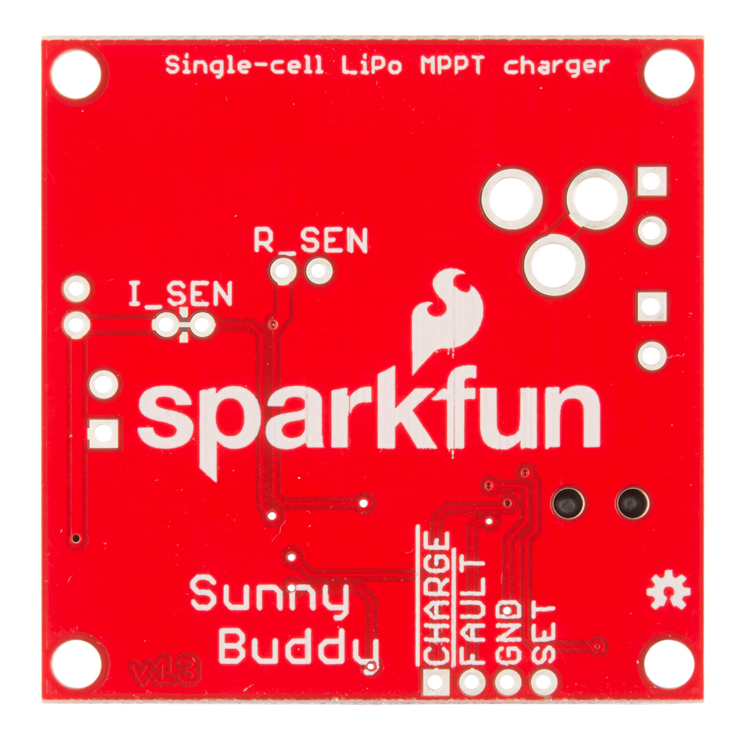 SparkFun Sunny Buddy - MPPT Solar Charger (MPPT) Solar Charger for Single-Cell LiPo Batteries LT3652 Power Tracking 2A Battery Charging Circuit