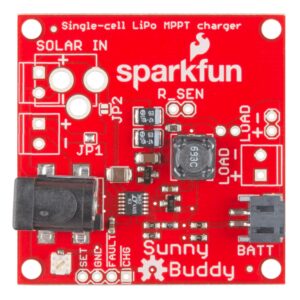 SparkFun Sunny Buddy - MPPT Solar Charger (MPPT) Solar Charger for Single-Cell LiPo Batteries LT3652 Power Tracking 2A Battery Charging Circuit