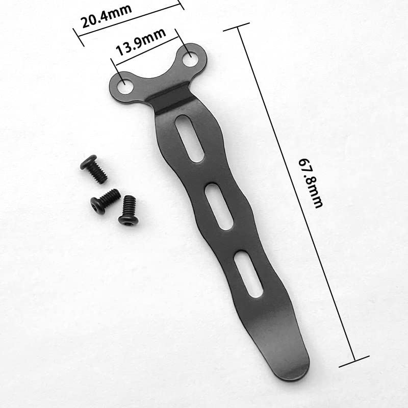 Stainless Steel Back Clip Pocket Clip Knife Accessories Knife DIY Parts