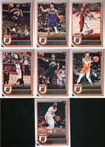 2022-23 panini nba hoops veteran phoenix suns team set of 7 cards: mikal bridges(#163), devin booker(#164), chris paul(#165), deandre ayton(#166), cameron johnson(#167), landry shamet(#168), jae crowder(#169) - gotbaseballcards