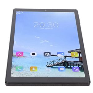 soobu 10in tablet, dual speakers for android10 100‑240v tablet pc 8 core cpu for elderly (us plug)