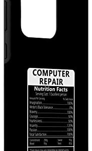 Galaxy S20 Ultra COMPUTER REPAIR Nutrition Facts Sarcastic Case