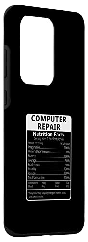 Galaxy S20 Ultra COMPUTER REPAIR Nutrition Facts Sarcastic Case