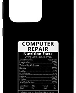 Galaxy S20 Ultra COMPUTER REPAIR Nutrition Facts Sarcastic Case