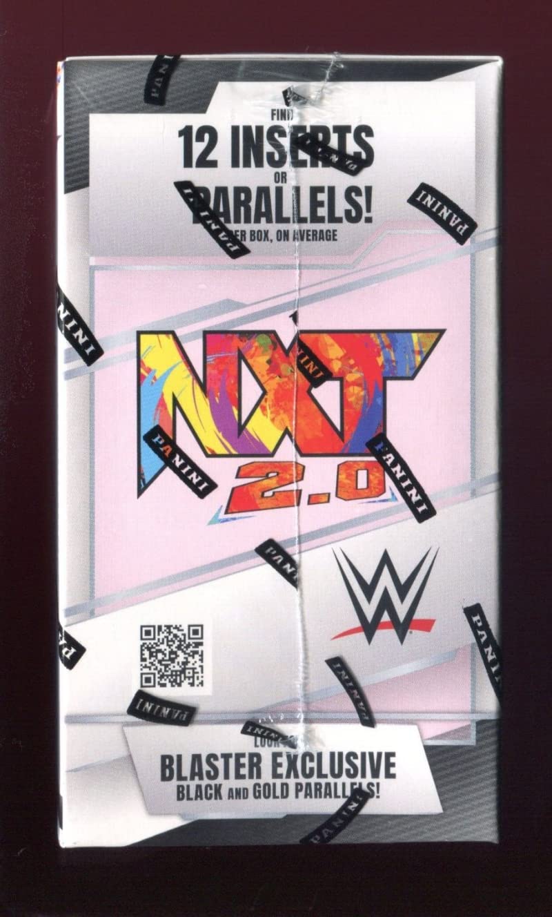 2022 PANINI WWE NXT 2.0 WRESTLING FACTORY SEALED BLASTER BOX 90 CARDS. 6 PACKS OF 15 CARDS. Look for 12 Inserts or parallels per box on average. Chase Autographs of your favorite NXT and alumni wrestlers including Alexa Bliss, Charlotte Flair, Bayley, Car