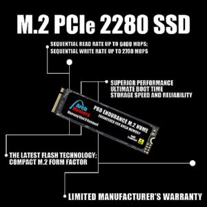 Arch Memory Replacement for Dell SNP112P/256G AA615519 256GB M.2 2280 PCIe (4.0 x4) NVMe Solid State Drive for Inspiron 13 7380