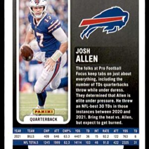 JOSH ALLEN 2022 Panini Absolute #25 NM+-MT+ NFL Football Bills