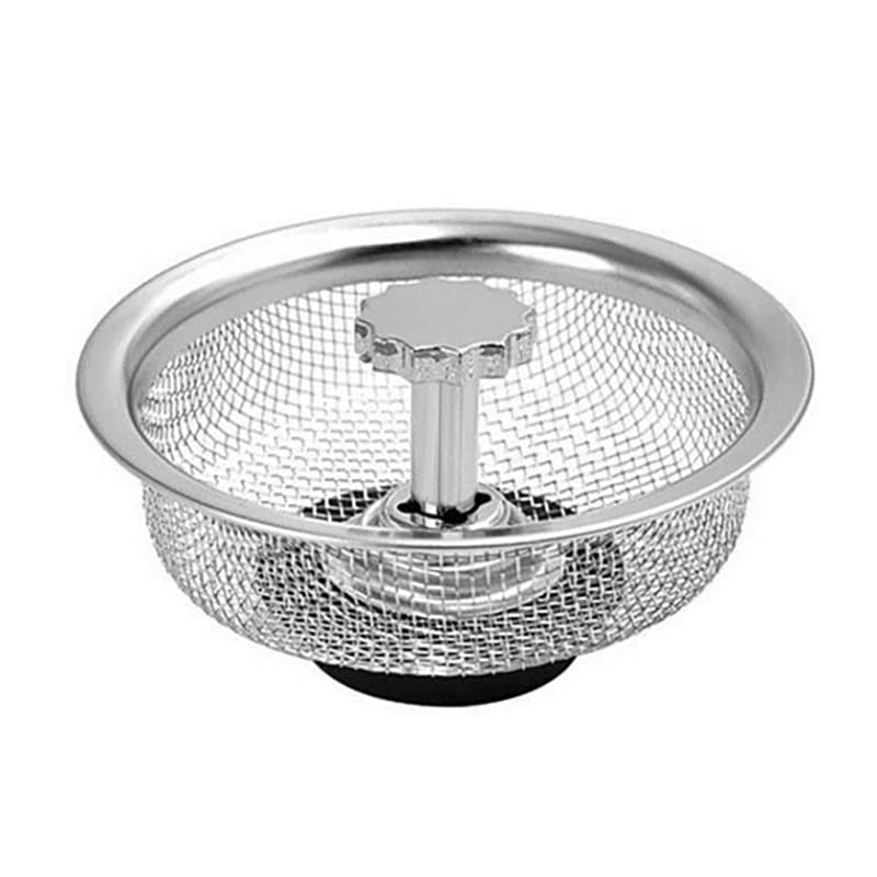 1 Pc Kitchen Sink Filter Stainless Steel Mesh Sink Strainer Filter Bathroom Sink Strainer Drain Hole Filter Trap Waste Screen