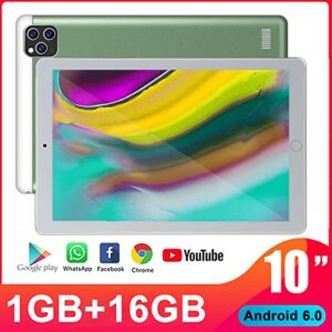 2023NEW Android Tablet, 10.0 inch Smart Tablet 1+16GB ROM 4 Core Dual SIM & Camera WiFi Tablet PC Computer US Tablet Best for Adults Working Childrens School Learning Birthday Gift