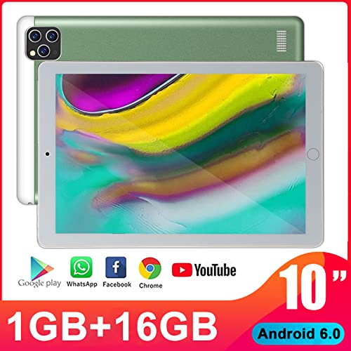 2023NEW Android Tablet, 10.0 inch Smart Tablet 1+16GB ROM 4 Core Dual SIM & Camera WiFi Tablet PC Computer US Tablet Best for Adults Working Childrens School Learning Birthday Gift