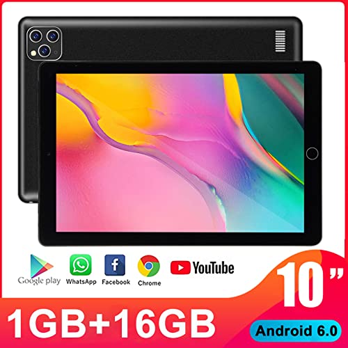 2023NEW Android Tablet, 10.0 inch Smart Tablet 1+16GB ROM 4 Core Dual SIM & Camera WiFi Tablet PC Computer US Tablet Best for Adults Working Childrens School Learning Birthday Gift