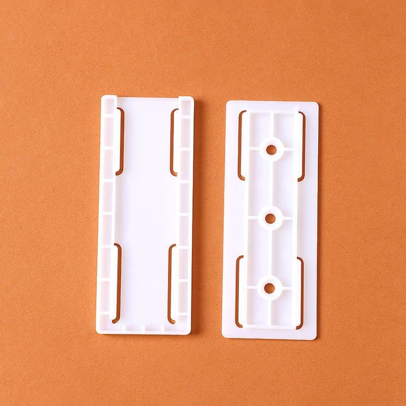 4pcs Adhesive Punch-Free Socket Holder,Self-Adhesive Desktop Socket Fixer,Cable Management Punch Free Surge Protector, Desktop Mountable Plug-in Socket Fixer Bracket Stand (White -4PCS)