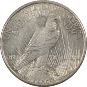 1921 High Relief Peace Dollar Borderline Uncirculated Silver SKU:I3458