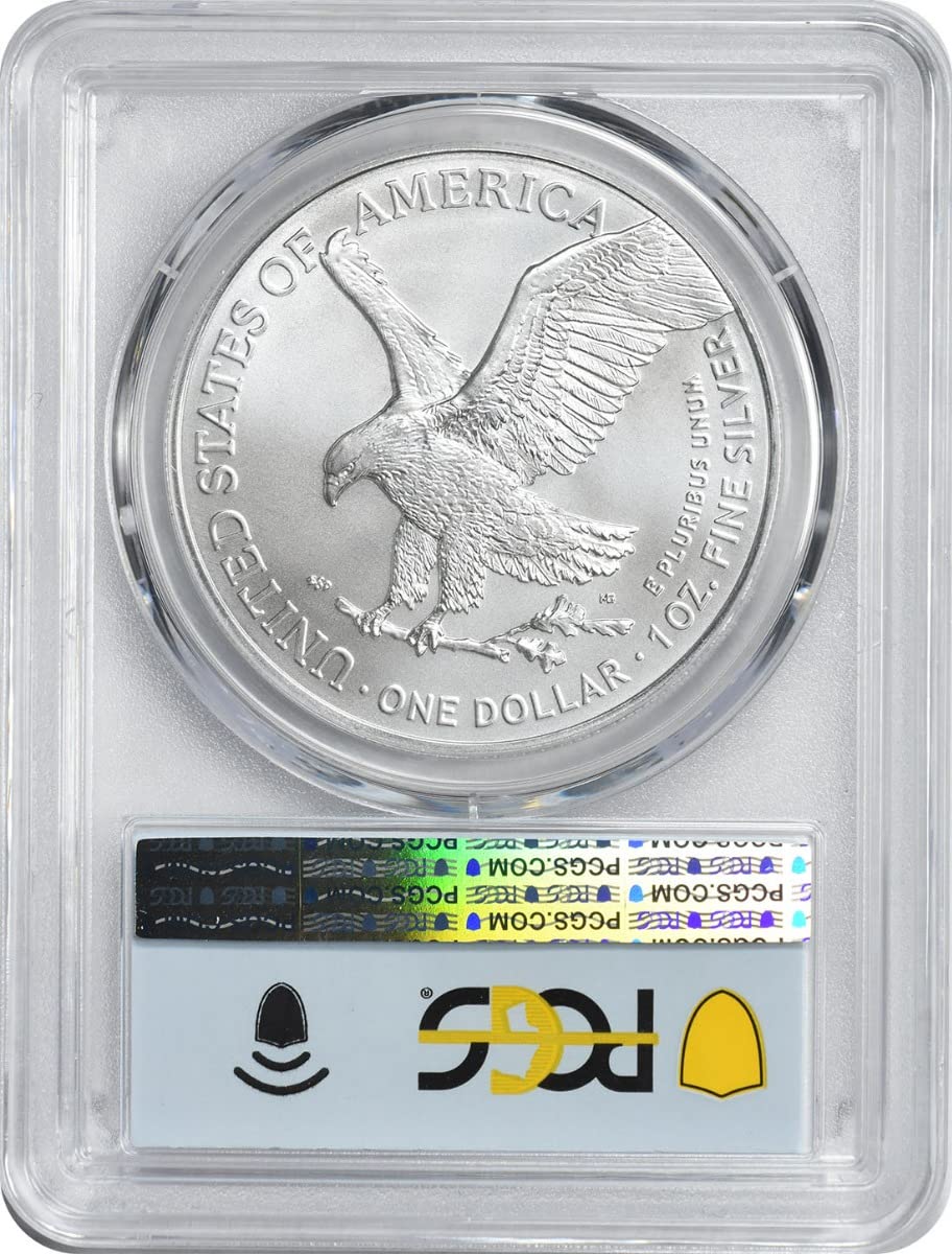 2023 P $1 American Silver Eagle Dollar, First Day of Issue PCGS MS69