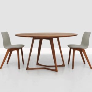 River 'Round' Dining Table. All solid Hardwood. Highest quality on Amazon.