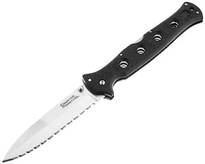 cold steel counter point xl, 6' blade, aus10a steel, black handle