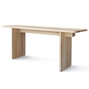 loch 'high' dining table. all solid hardwood. highest quality on amazon.