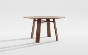 timber 'round' table. all solid hardwood. highest quality on amazon.