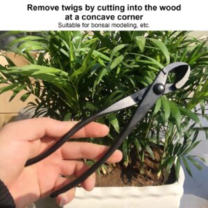 Concave Branch Cutter 210mm/8.3in Manganese Steel Concave Cutter Gardening Plants Bonsai Tools Bonsai Cutting Tool for Garden