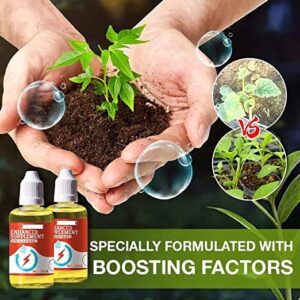 KAMATION Plant Growth Enhancer Supplement, 2023 Upgraded Take Root Rooting Hormone Supplement for Transplant & Rescue The Disease Seedlings, Promotes Rooting, Grow New Plants from Cutting (A*2pcs)