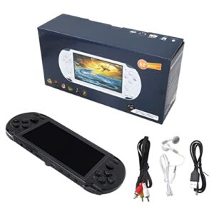 (Black) 5.1'' 8GB Retro Handheld Game Console Portable Video Game Support E-Book Format: TXTe-Book Reading