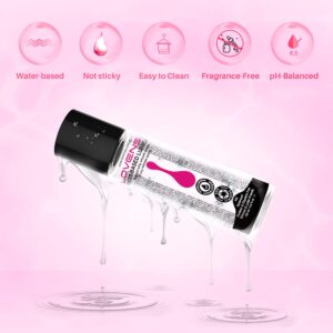 LOVENSE Lube Water Based Personal Lubricant, Sex Toy Lube for Men Women and Couples, 3.4 Fl Oz