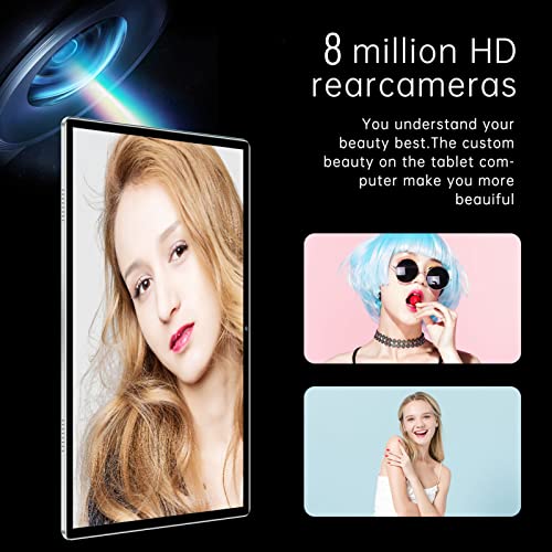 EBTOOLS 10.1in Tablet for Android 11, 2.4 5G WiFi Dual Band, 8MP 20MP Dual Camera, 8 Core CPU 4G Calling Tablet, BT Tablet PC for Movie Gaming Drawing Learning