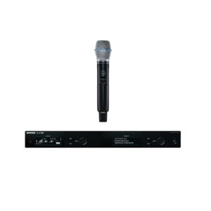 shure slxd2/b87c and slxd4d wireless handheld microphone system, g58 470-514 mhz