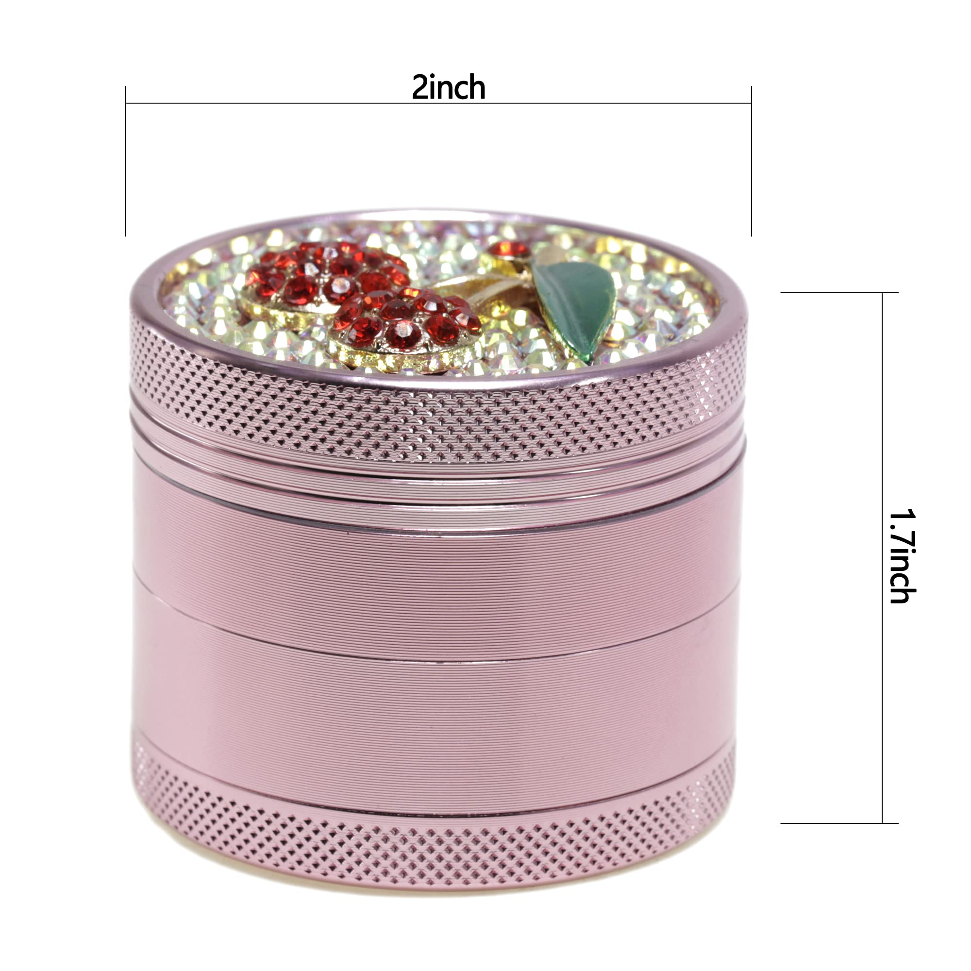 BYANANT 50mm Grinder (Light Pink 2“)