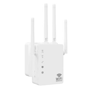 2024 wifi extender, 5g dual band 1200mbps fastest wifi signal boosters for home, long range extenders covers up to 8500 sq.ft and 40 devices wireless internet repeater and signal amplifier easy setup