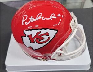 patrick mahomes signed rc autograph mini helmet kansas city chiefs jsa coa - autographed nfl mini helmets