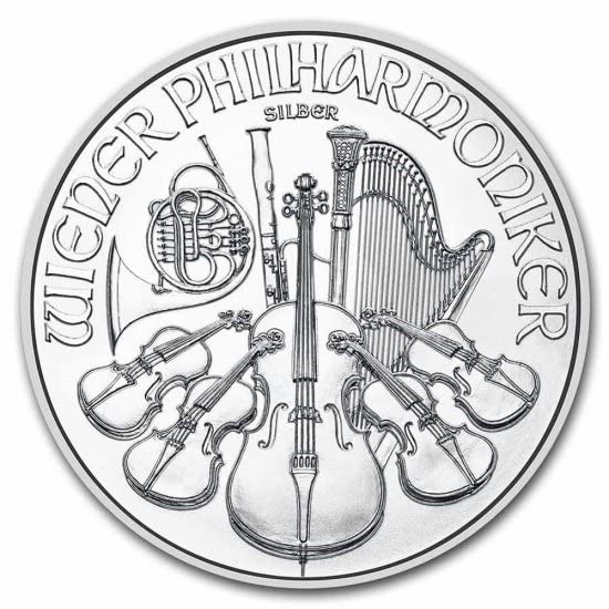 2023 AT Austrian Philharmonics Silver Coin 1 oz 999 Fine Silver 1.50 Euro Brilliant Uncirculated