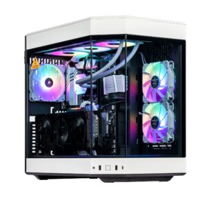 velztorm praetix gaming desktop pc (14th gen intel i9-14900k 2.40ghz, geforce rtx 3060 ti 8gb, 32gb ddr5, 1tb pcie ssd + 1tb hdd (3.5), 360mm aio, rgb fans, 1000w psu, wifi 6, win 11 home) velz0076