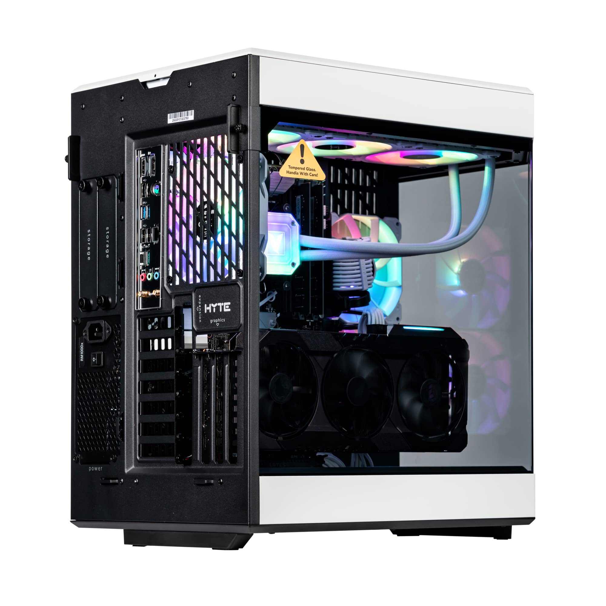 Velztorm Praetix Gaming Desktop PC (14th Gen Intel i9-14900K 2.40GHz, GeForce RTX 3060 Ti 8GB, 32GB DDR5, 1TB PCIe SSD + 1TB HDD (3.5), 360mm AIO, RGB Fans, 1000W PSU, WiFi 6, Win 11 Home) VELZ0076