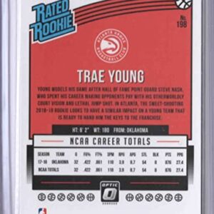 2018-19 Donruss Optic #198 Trae Young RR RC - Rookie Year