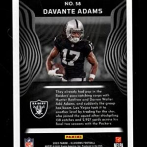 2022 PANINI ILLUSIONS #58 DAVANTE ADAMS NMMT