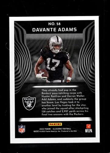 2022 PANINI ILLUSIONS #58 DAVANTE ADAMS NMMT