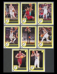 2022-23 panini nba hoops utah jazz team set includes rookies (hand collated) of 8 cards: #69 lauri markkanen #73 collin sexton #218 mike conley #219 jordan clarkson #220 rudy gay #222 jared butler #244 ochai agbaji #252 walker kessler