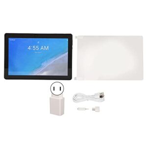 Naroote Black Tablet, RAM 16G for Android11.0 System Octa Core Portable Tablet for Office (US Plug)