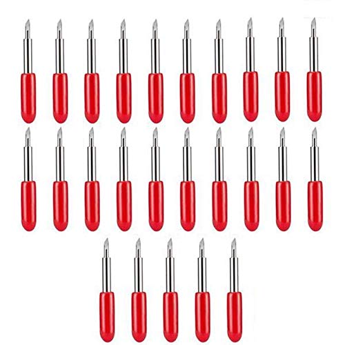 Latwne 25Pcs 45 Degree for Cutting Plotter Vinyl Cutter Knife Blade Blade High Hardness Tungsten Carbide Machine Tool